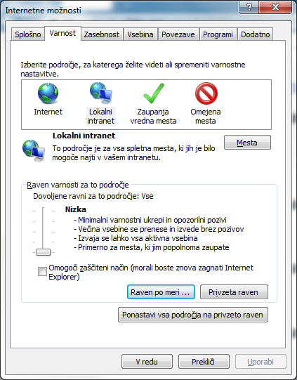 Sharepoint stran vedno znova zahteva avtentikacijo | SiSQ Tech